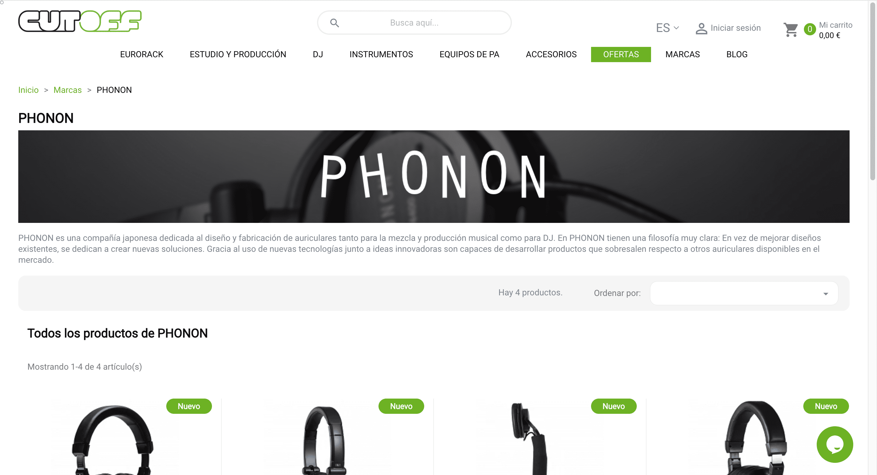 PHONON製品のスペインでの販売開始について【Cut Off Pro Audio】 | PHONON 音質を追求する総合ブランド